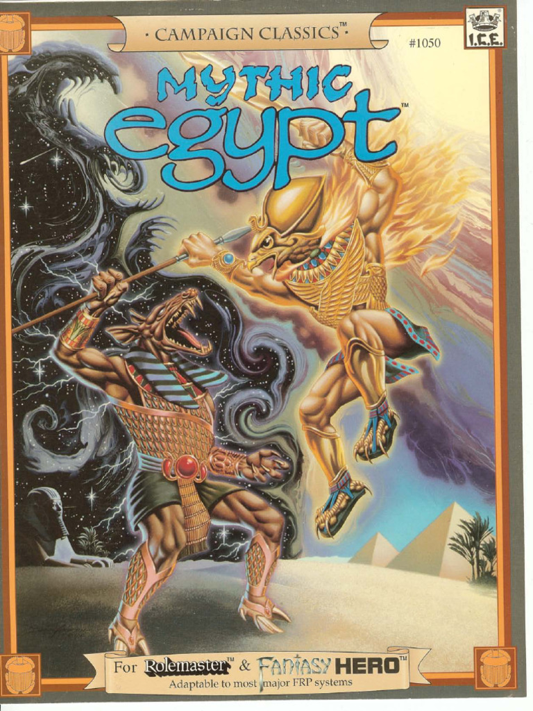 Rolemaster - Background - Mythic Egypt | PDF