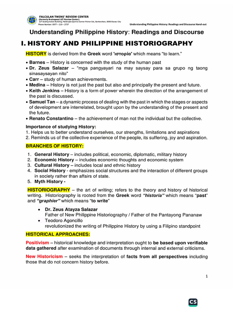 Understanding Philippine History | PDF