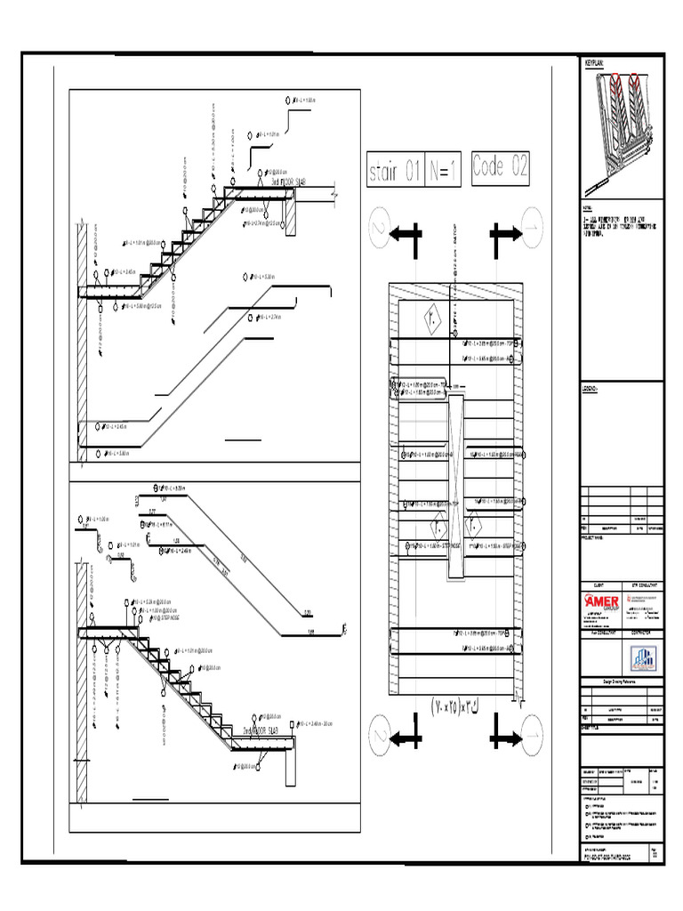 R.F.T Stair 01 Code 01&02 3rd Floor Joint E-Stair 01 Code 02 | PDF