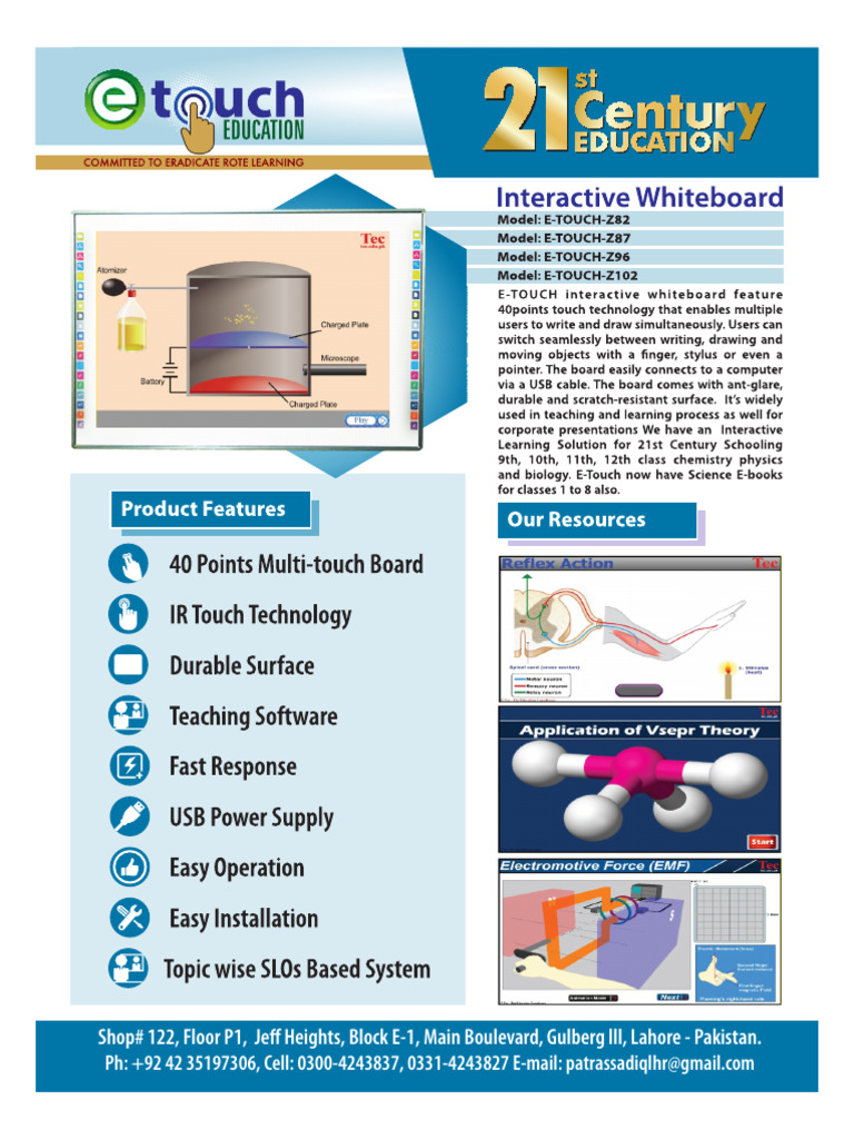 E-Touch Catlog (A4) Final | PDF