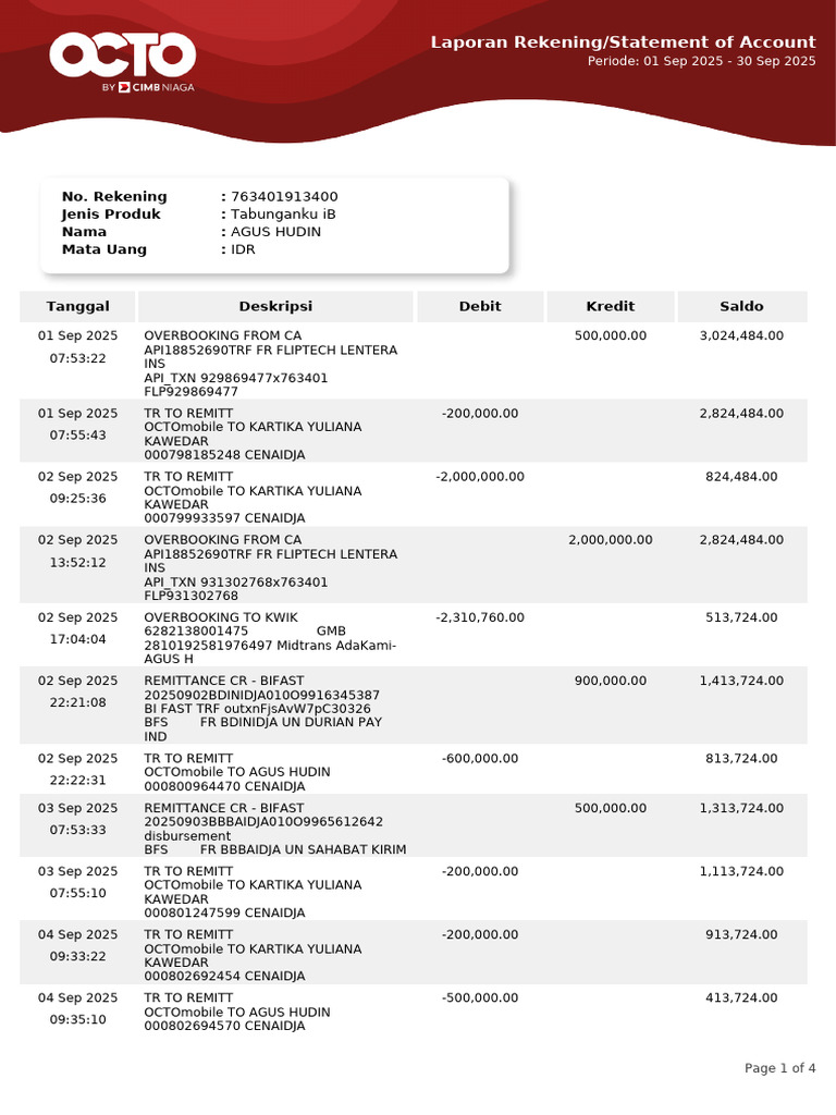 CASA_Statement_Sep2025_21102025182628.pdf | PDF | Factorization | Matrix Theory
