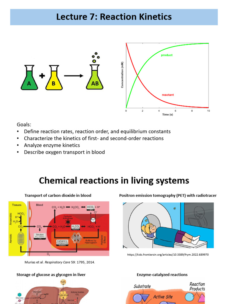 BE435_Slides_L07 Reaction Kinetics POSTED | PDF | Reaction Rate | Chemical Reactions