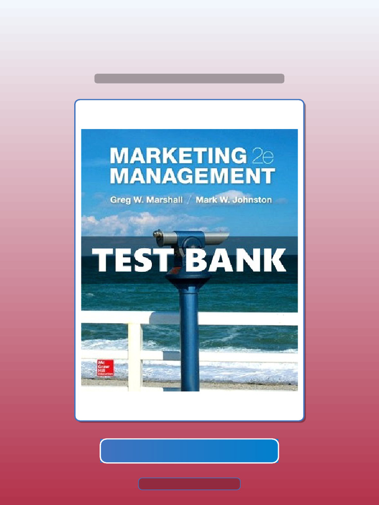 Ultimate Bundle Marketing Management 2nd Edition Marshall eBook and ...