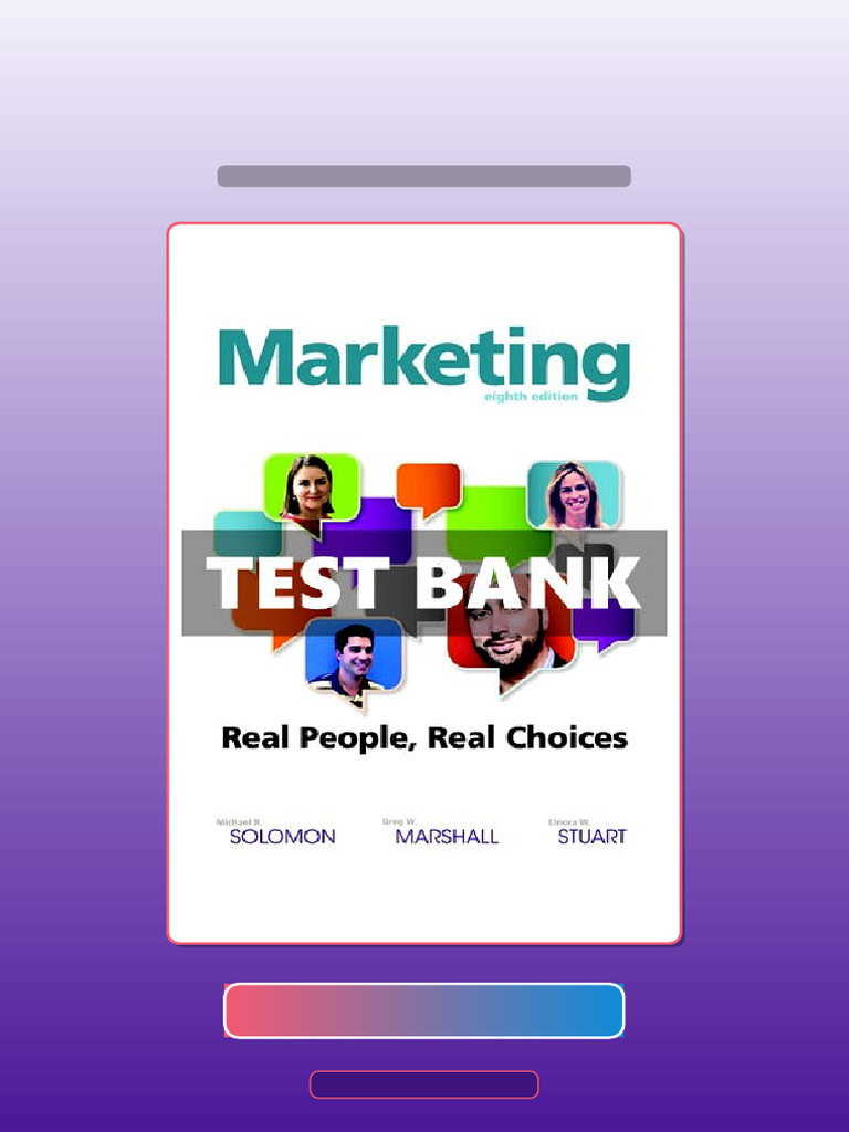 Ultimate Bundle Marketing Real People Real Choices 8th Edition Solomon ...