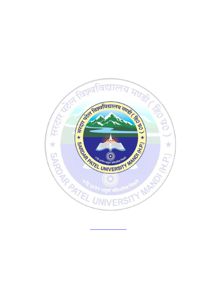 Sardar Patel University Admission 2024-25 | PDF | Academic Degree ...