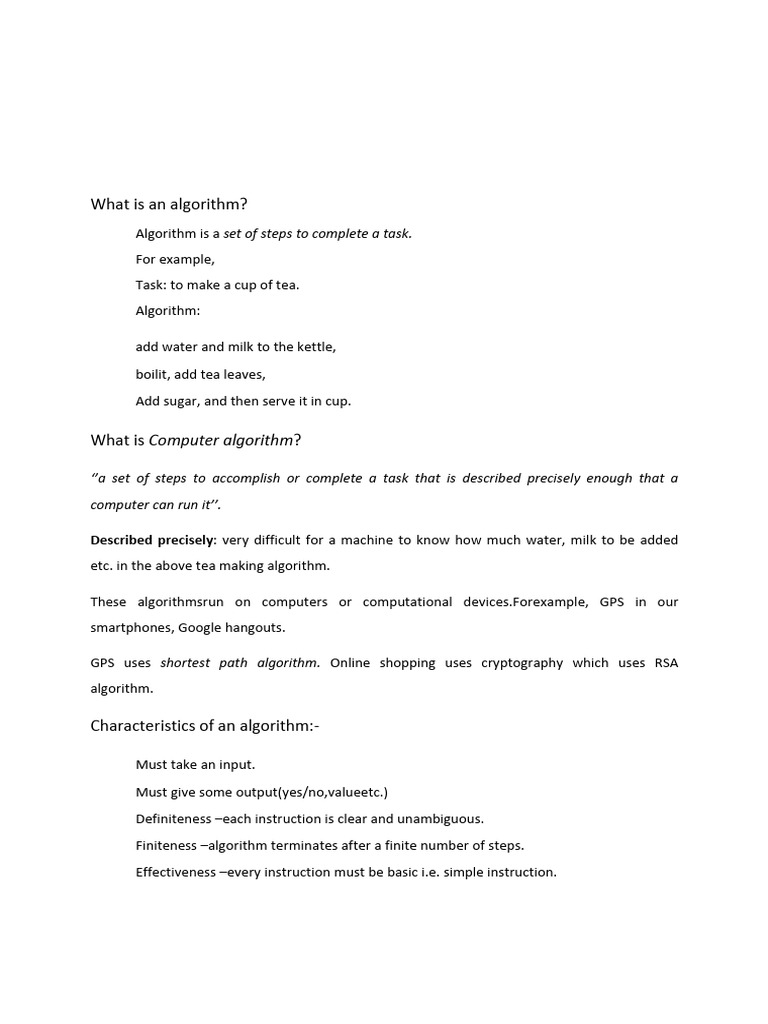 Unit 1 | PDF | Recurrence Relation | Algorithms
