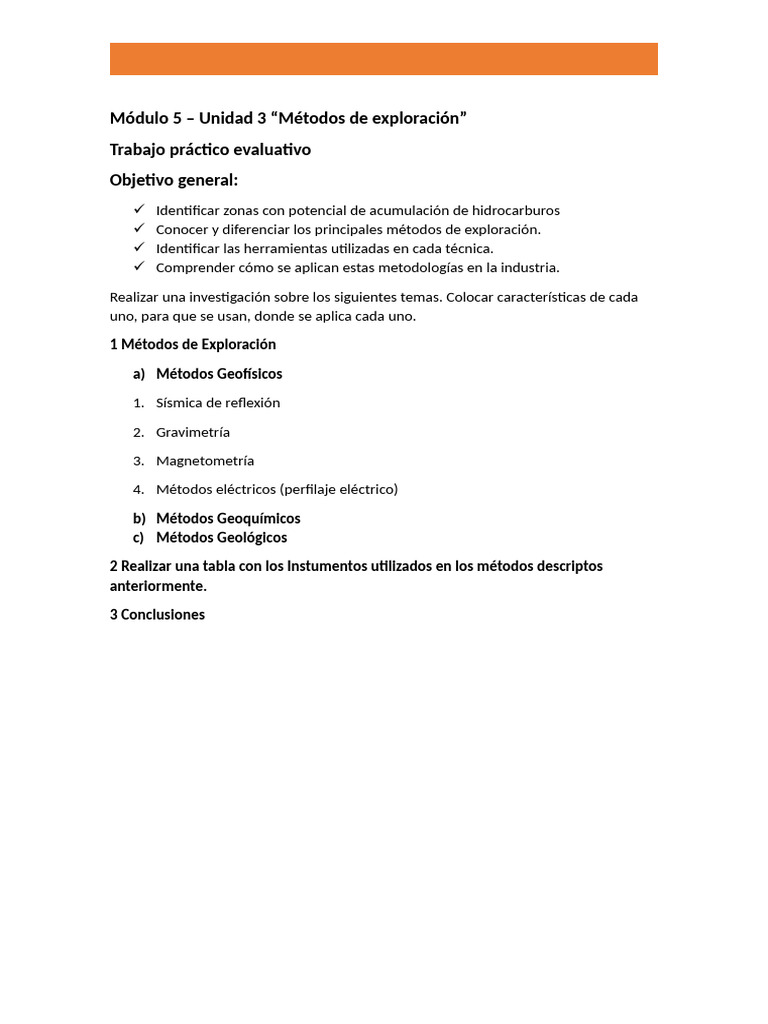 Mod 5 - Unidad 3 Trabajo Practico | PDF