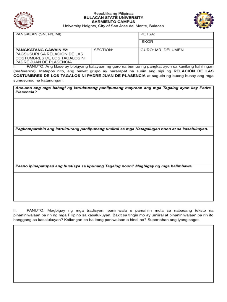 RPH 101 Pangkatang Gawain 2 Midterm | PDF