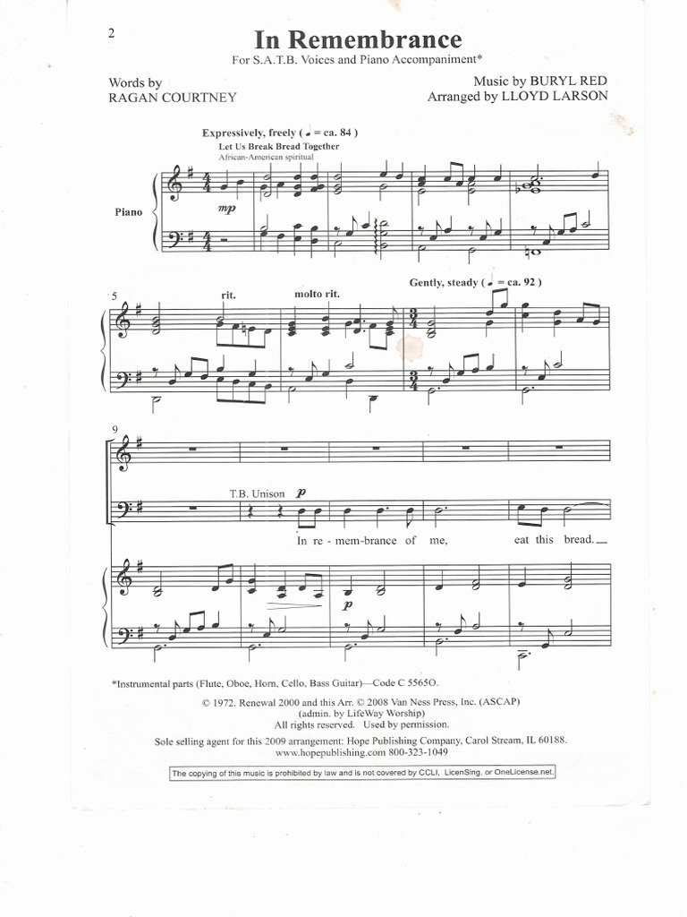 In Remembrance | PDF