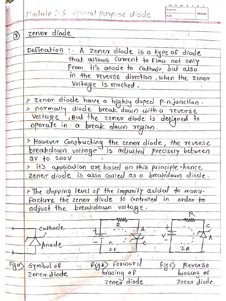Module 5th Special Purpose Diode | PDF