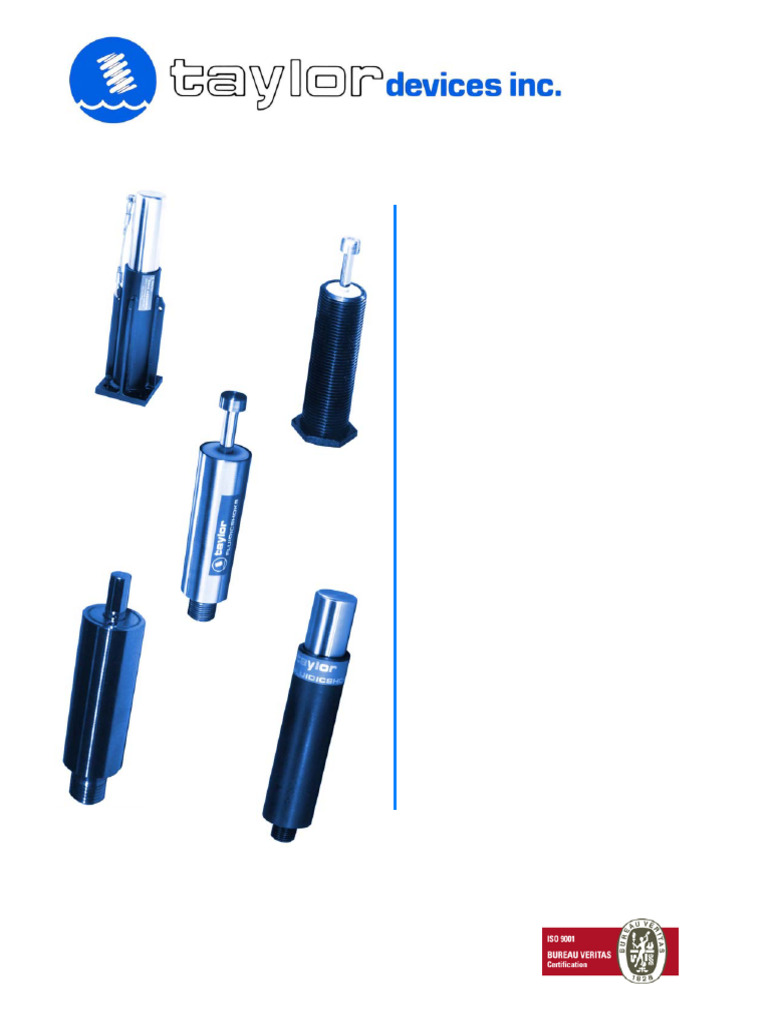 Taylor Standard Products Catalog Shock Absorbers, Dampers, Liquid | PDF ...