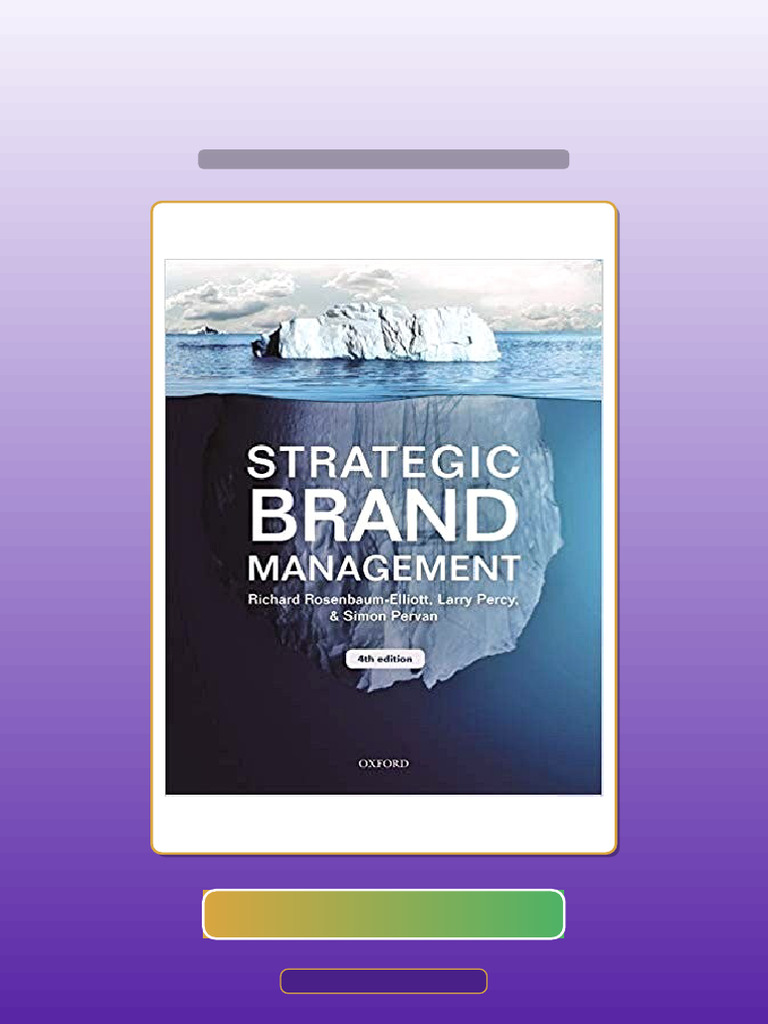 Ultimate Bundle Strategic Brand Management 4th Edition eBook and ...