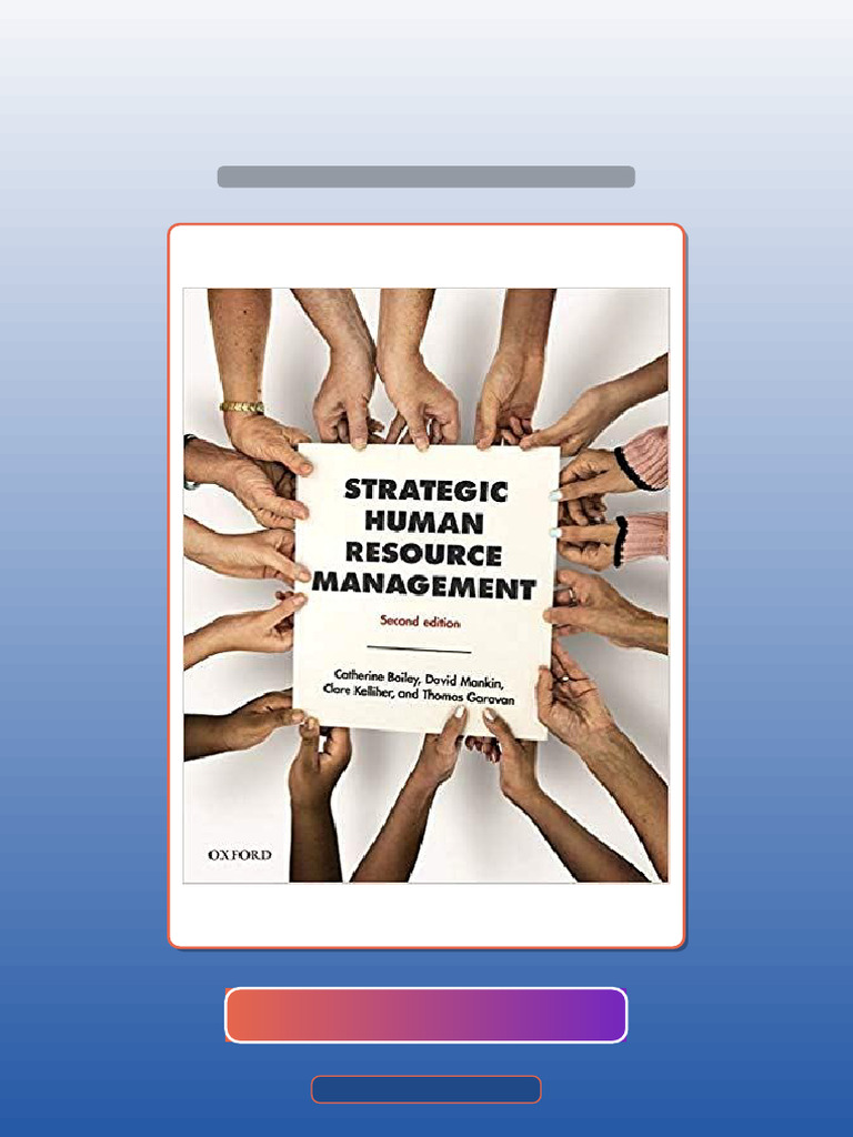 Ultimate Bundle Strategic Human Resource Management 2nd Edition by ...
