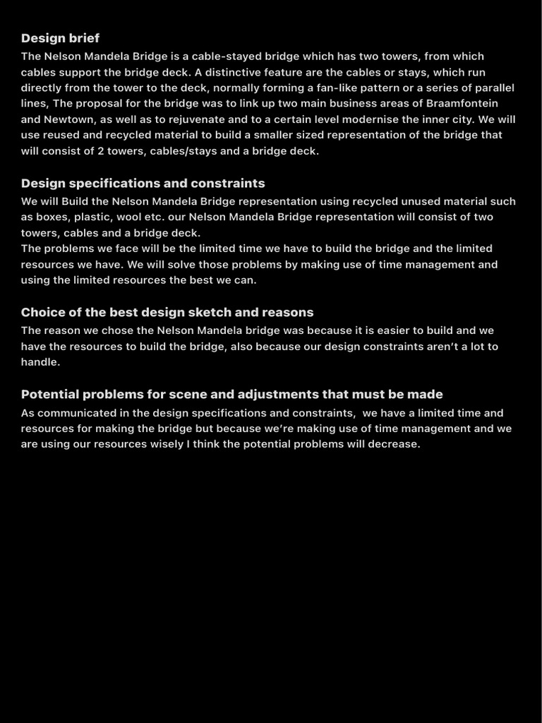 Design Brief | PDF