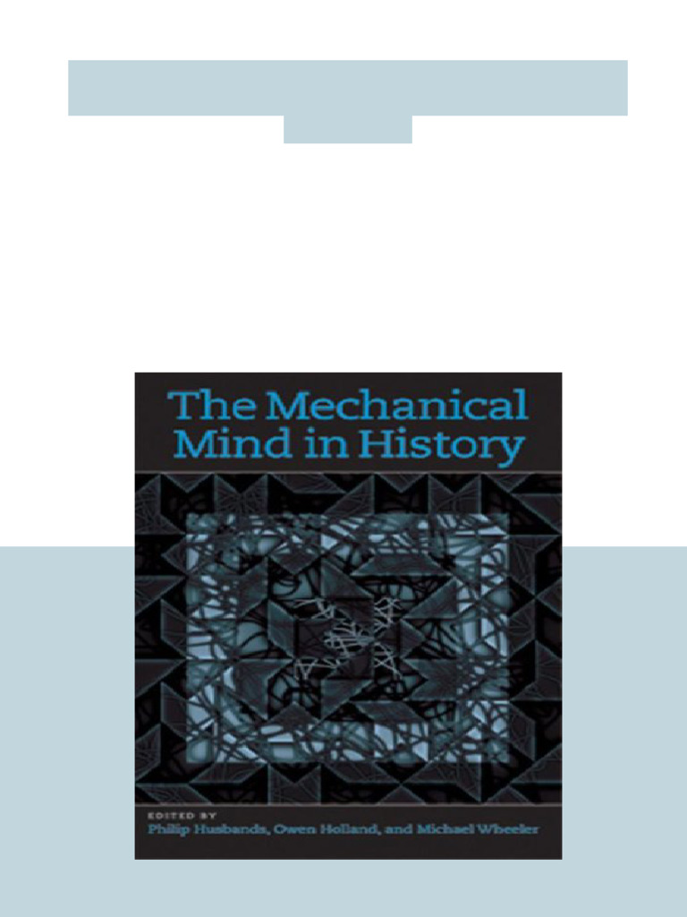 The Mechanical Mind in History Bradford Books 1st printing of 1st ...