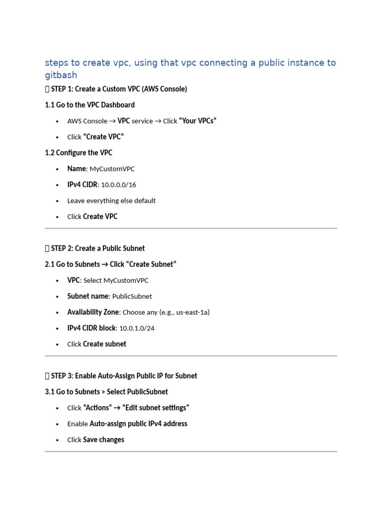 VPC Peering Connections | PDF | Ip Address | Internet