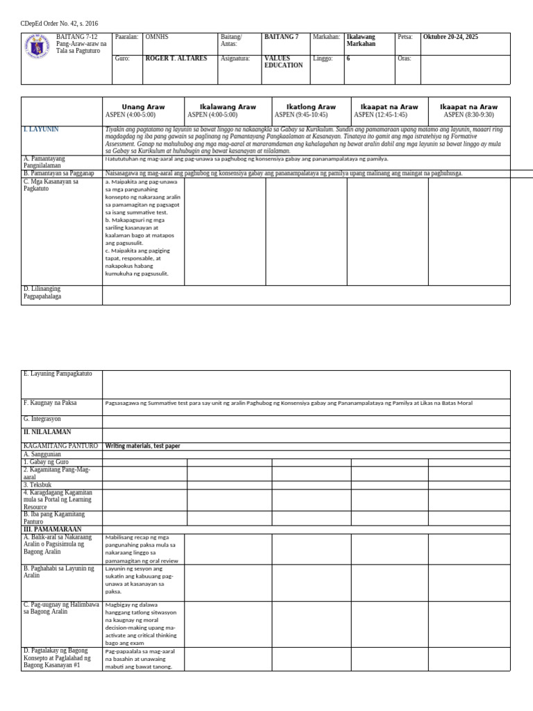 Q2 LP Week 6 Summative | PDF