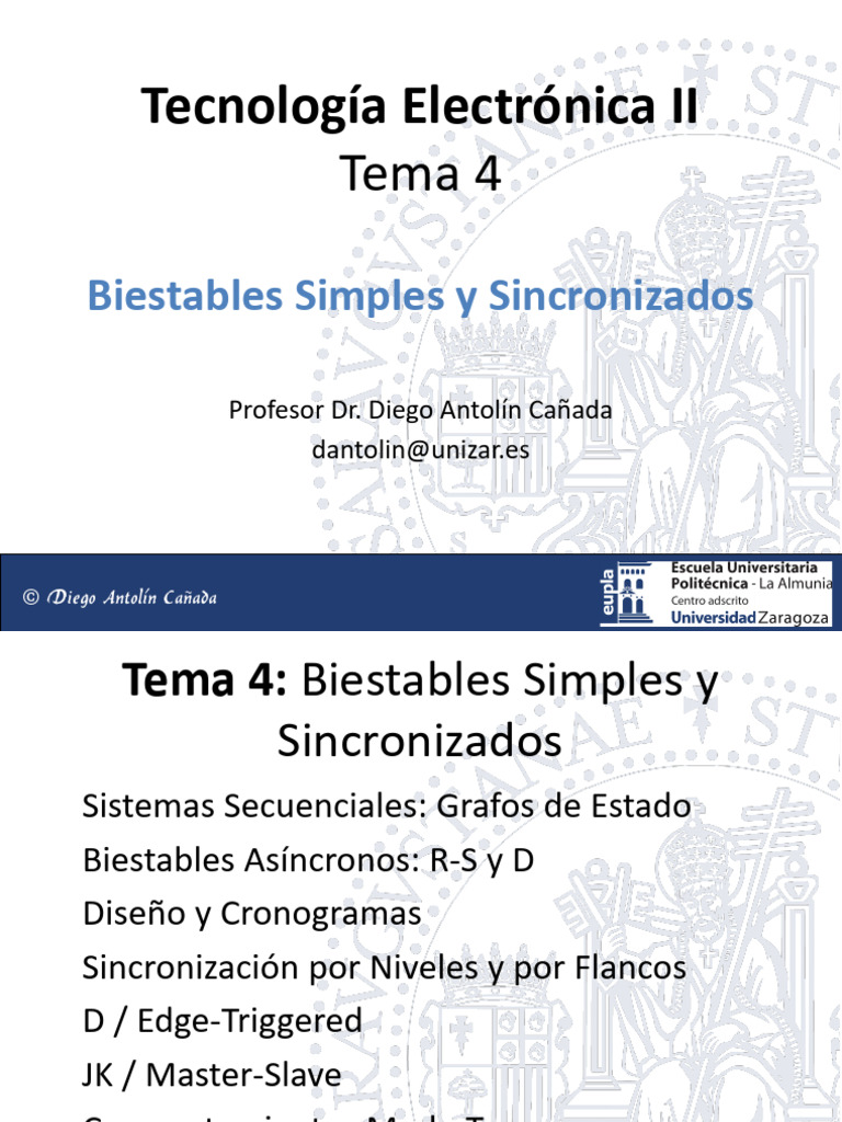Tema4 TEII | PDF | Circuitos electrónicos | Ingeniería Informática