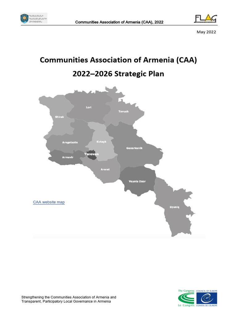 CAA 2022-2026 Strategic Plan Overview | PDF | Governance | Capacity ...