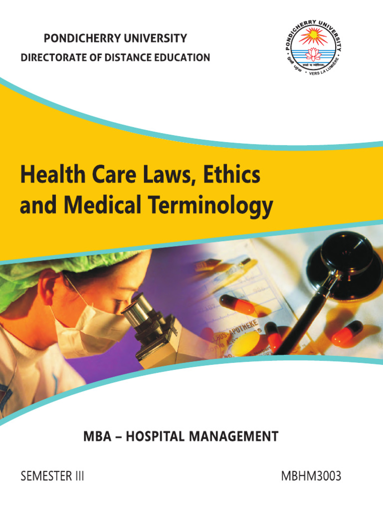 3 Health Care Laws Ethicsand Medical Terminology | PDF | Health Care ...