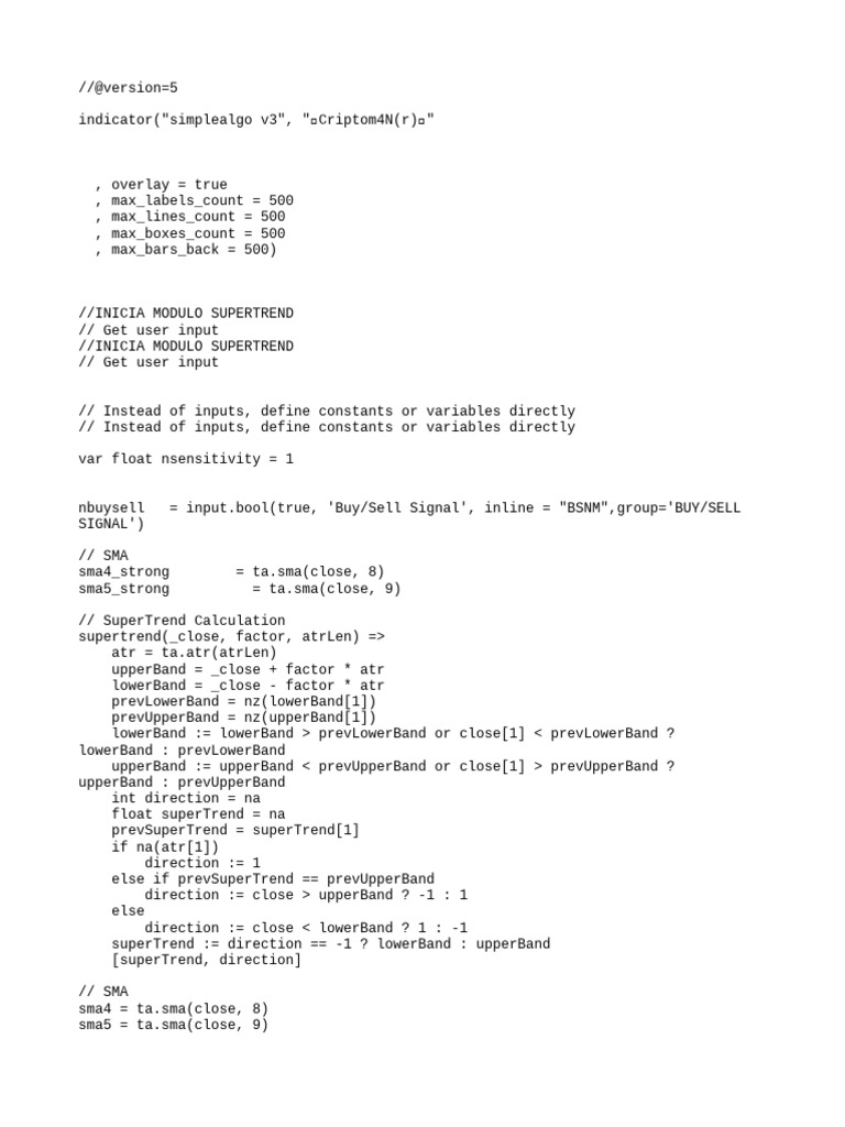 simplealgo v3 | PDF | Microeconomics | Financial Economics