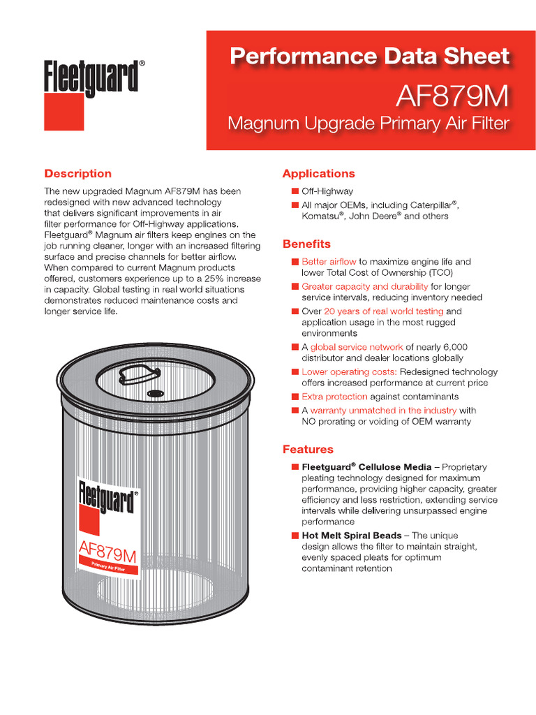 AF879M Brochure Spec. | PDF