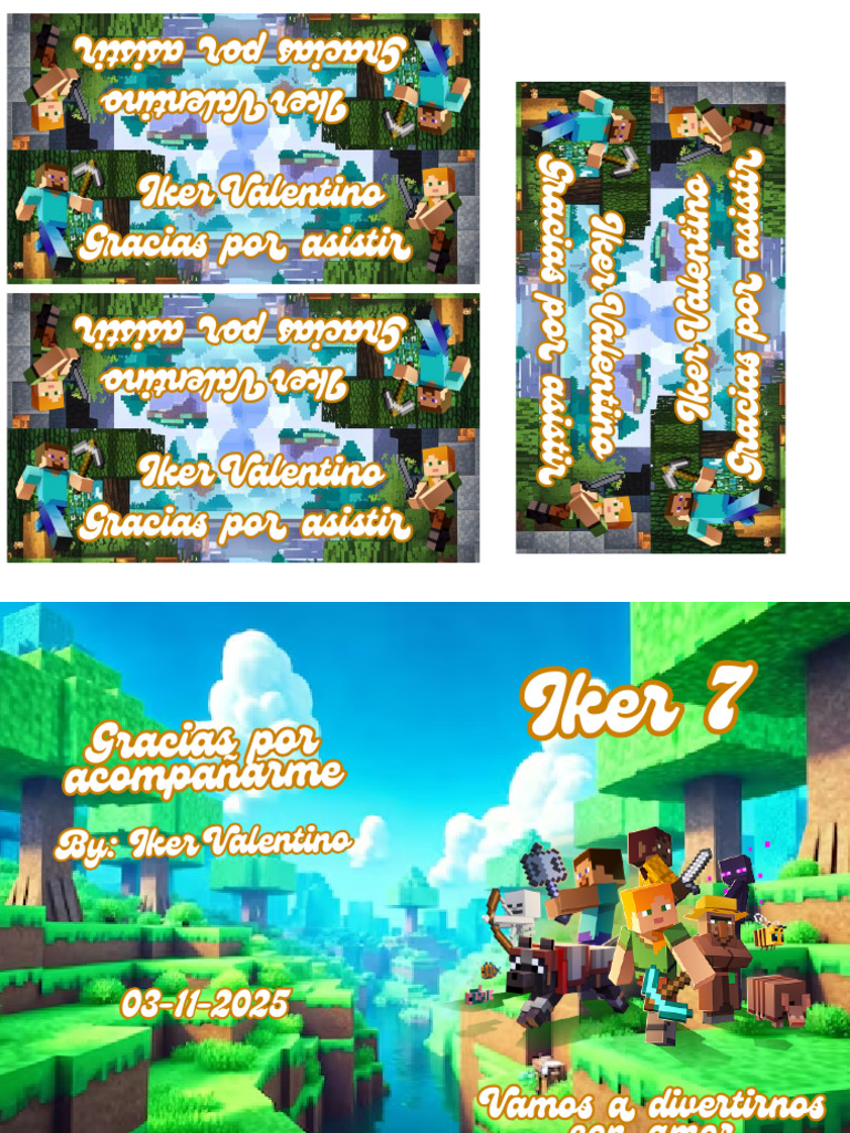 Aventura de Iker en Minecraft | PDF