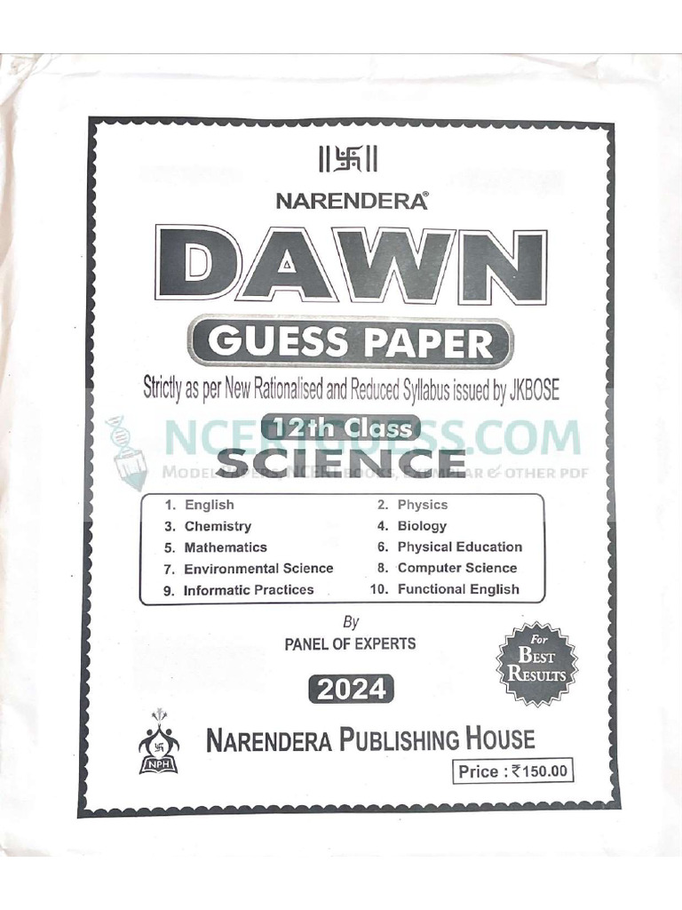 12th English Dawn Guess | PDF