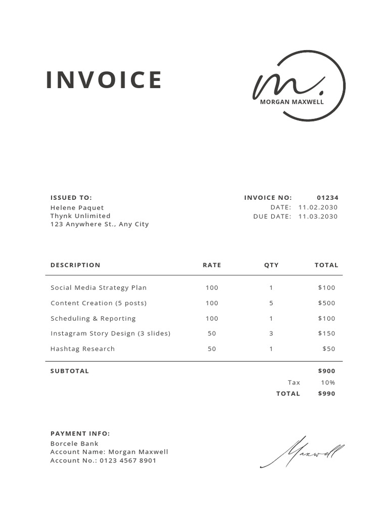 Black and White Simple Minimalist Invoice A4 - 20251025 - 192741 - 0000 ...