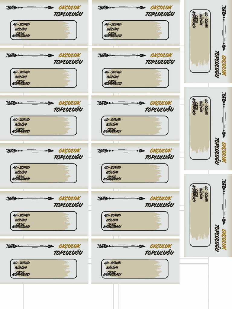 A4 Kartvizit Sablon 80x50 12li PDF | PDF