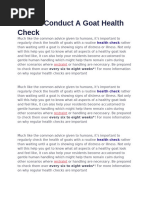 Normal Vital Signs for Goats | PDF | Goat | Thermoregulation