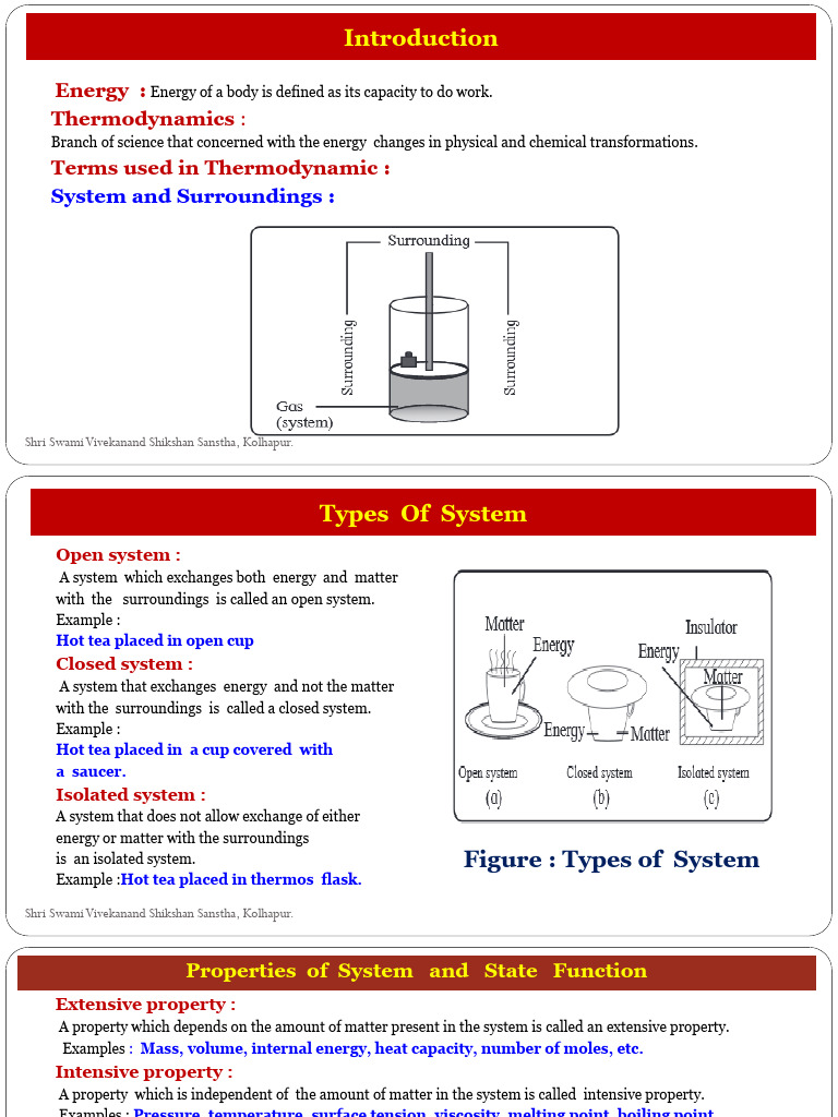 Chemical Thermodynamics | PDF | Heat | Enthalpy