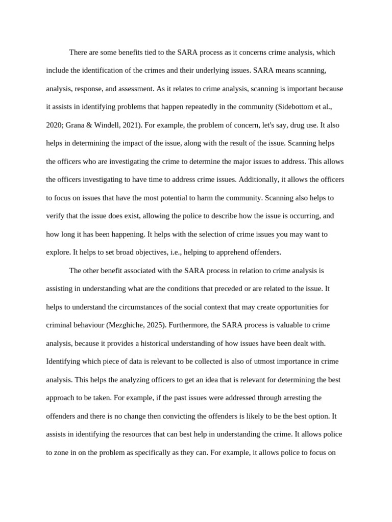 The Crime Analysis Process | PDF | Crimes | Crime & Violence