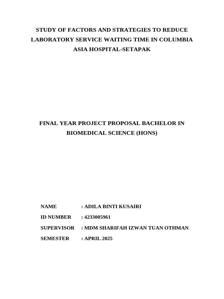 New With Chapter 3 Adila | PDF | Laboratories | Hospital