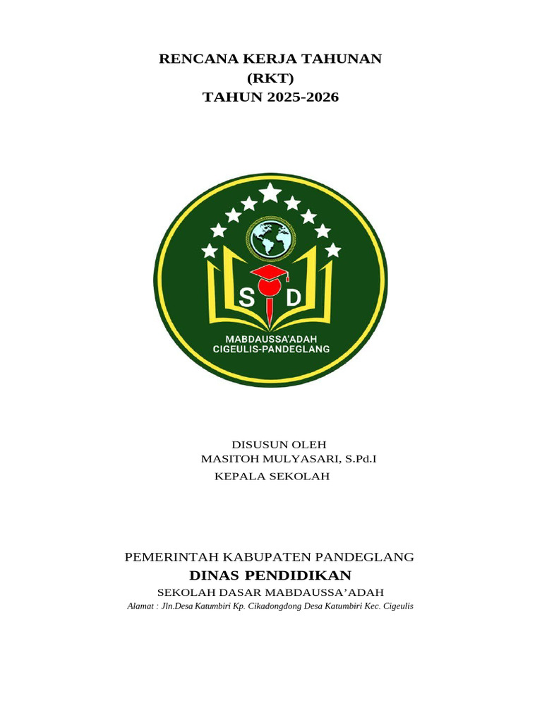 RKT Contoh SD (1) | PDF