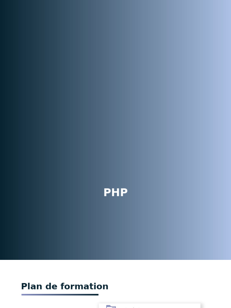 PHP | PDF | Cookie (informatique) | PHP