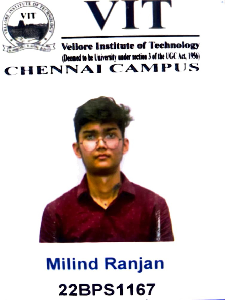 VIT Chennai Campus Contact Details | PDF