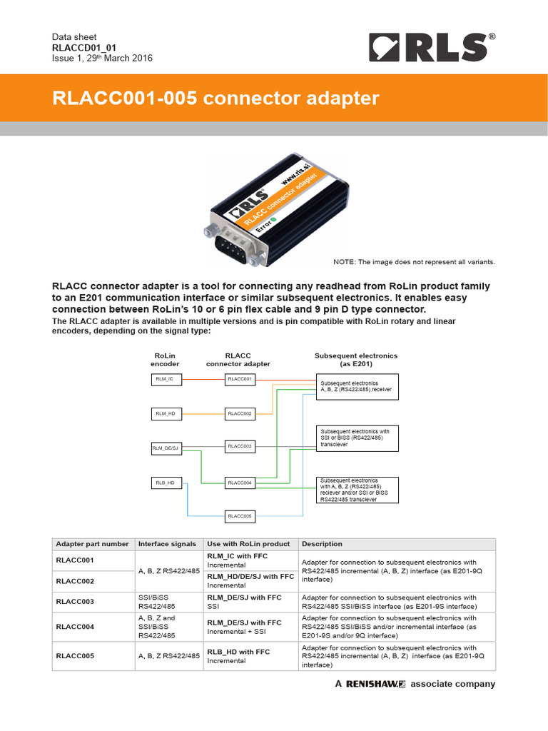 Rlaccd01 01 | PDF | Electrical Connector | Physical Layer Protocols