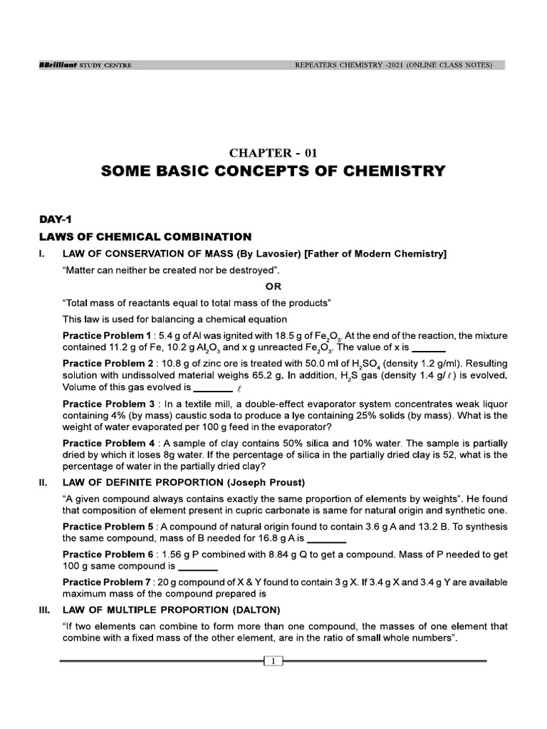 Some Basic Concepts | PDF