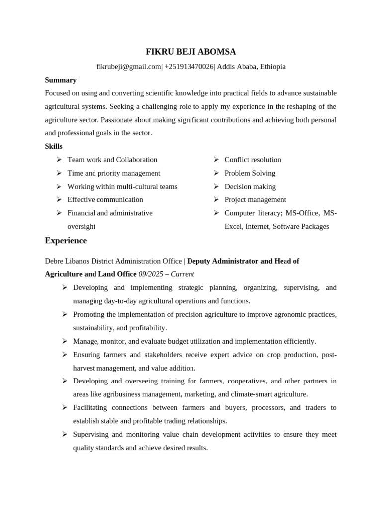 CV 2(1) | PDF | Agriculture