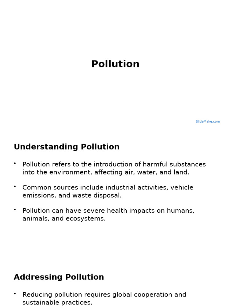 Pollution | PDF