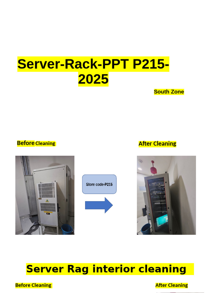 Server Rack PPT P215 2025 | PDF