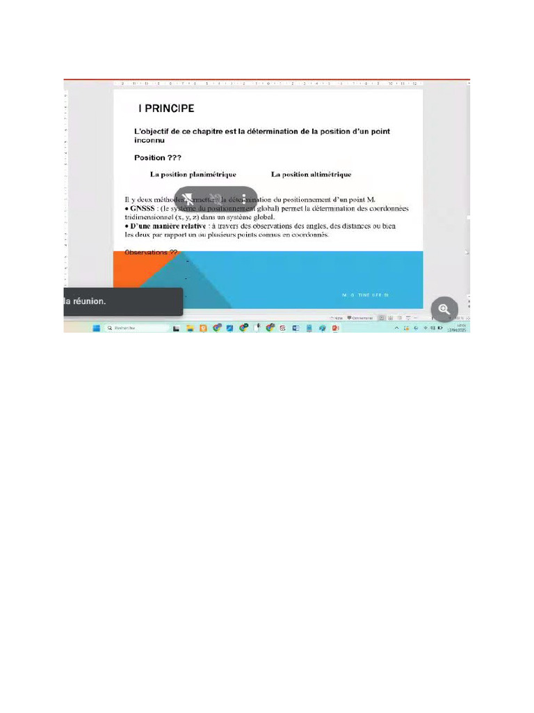 Cours en Ligne Topometrie | PDF