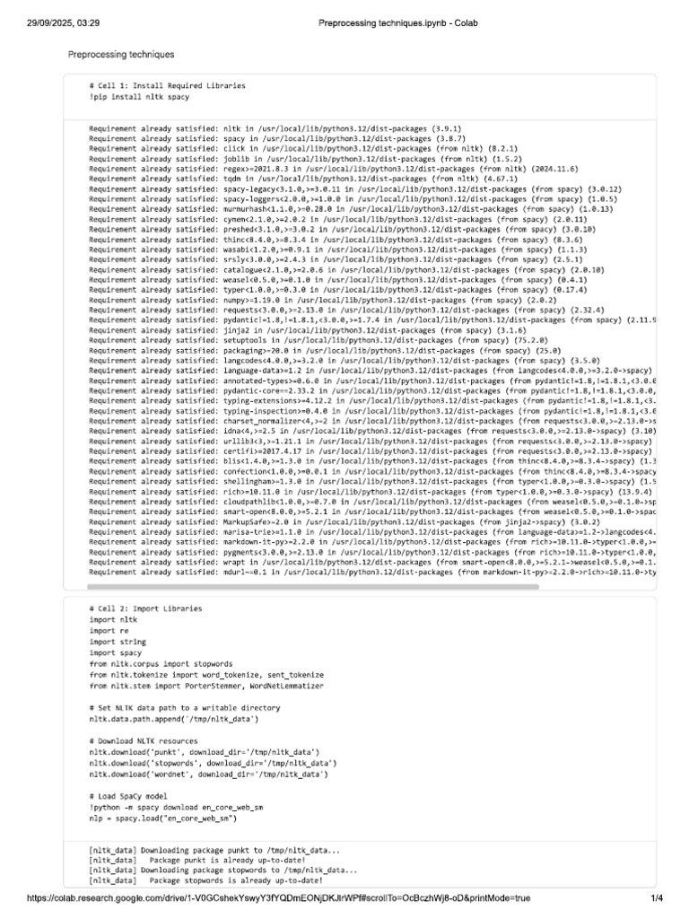 Preprocessing Techniques | PDF