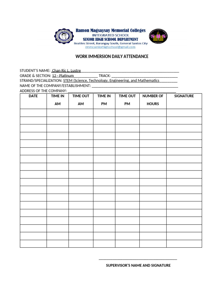 Daily Attendance 2024 | PDF