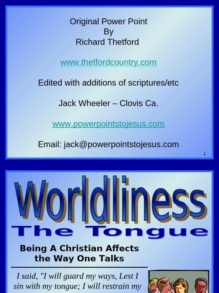 C05 Tongue | PDF | Religious Belief And Doctrine