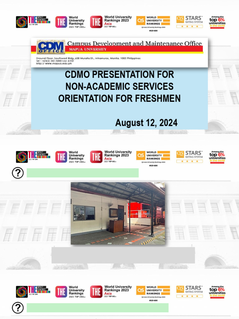 Mapua Campus Development Office | PDF