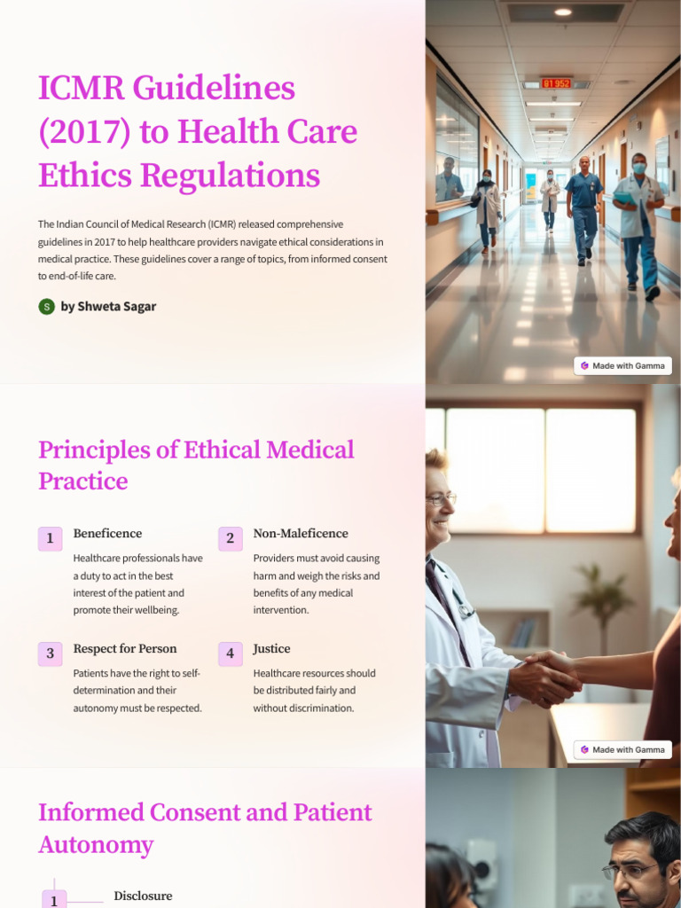 ICMR 2017 Ethical Guidelines for Healthcare | PDF | Informed Consent ...