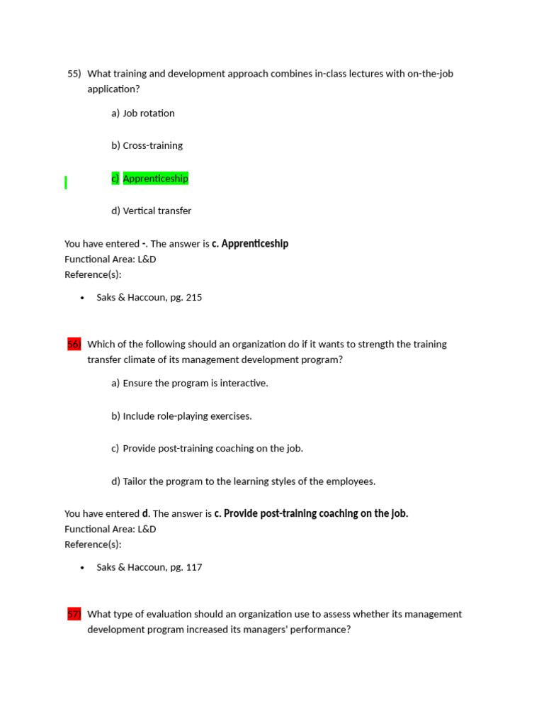 Learning and Development | PDF | Learning | Evaluation