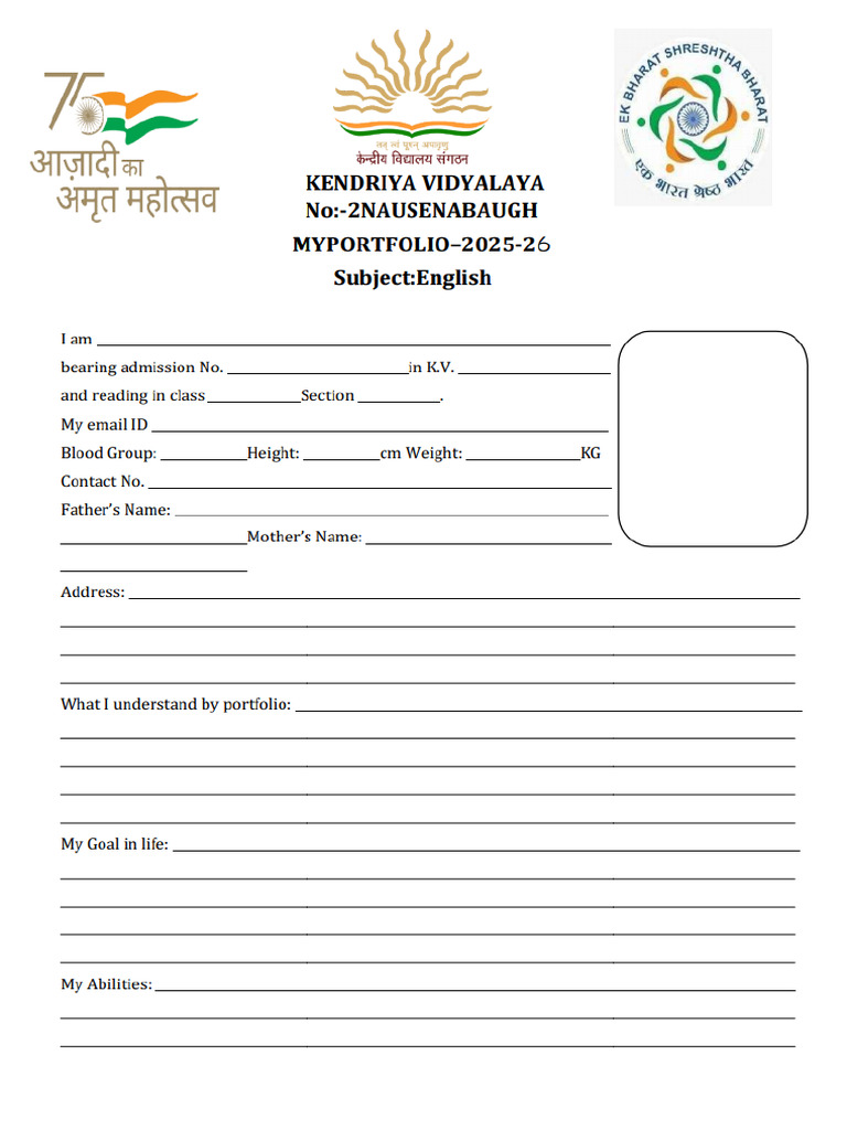 English Portfolio | PDF